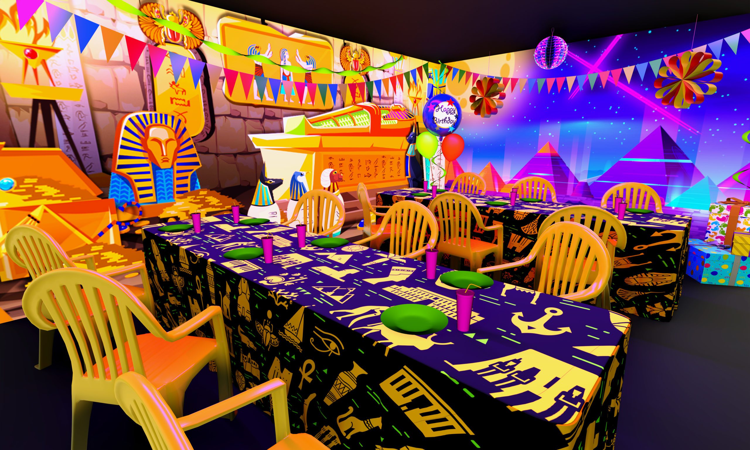 Looking for Party Room Ideas? - Black Light Unity